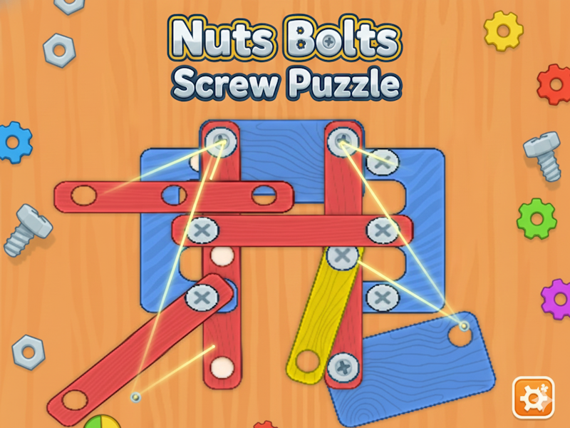 Nuts Bolts Screw Puzzle 🕹️ 在 SGameS 在线玩