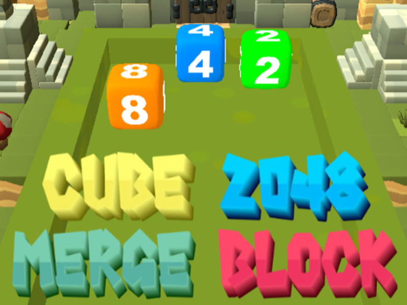 2048 Cube Merge Block 🕹️ 在 SGameS 在线玩