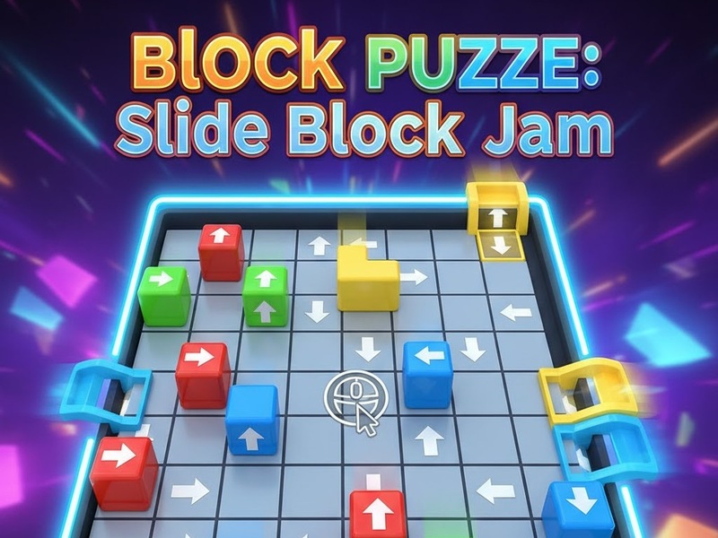 Block Puzze: Slide Block Jam 🕹️ 在 SGameS 在线玩