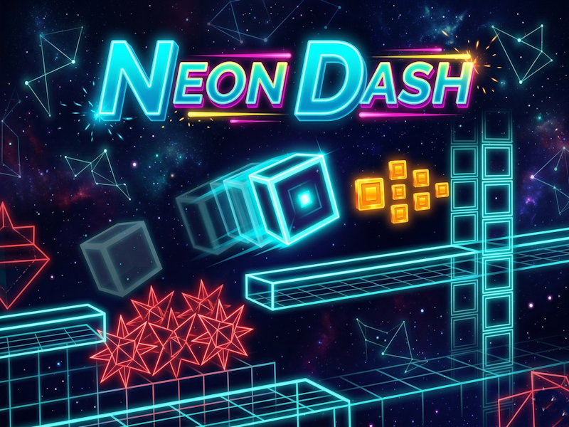 Neon Dash 🕹️ 在 SGameS 在线玩