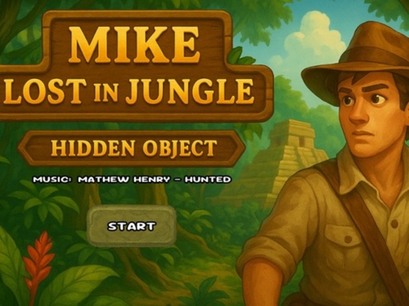 Mike Lost In Jungle Hidden Object 🕹️ 在 SGameS 在线玩
