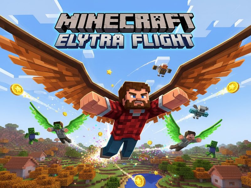 Minecraft: Elytra Flight 🕹️ 在 SGameS 在线玩