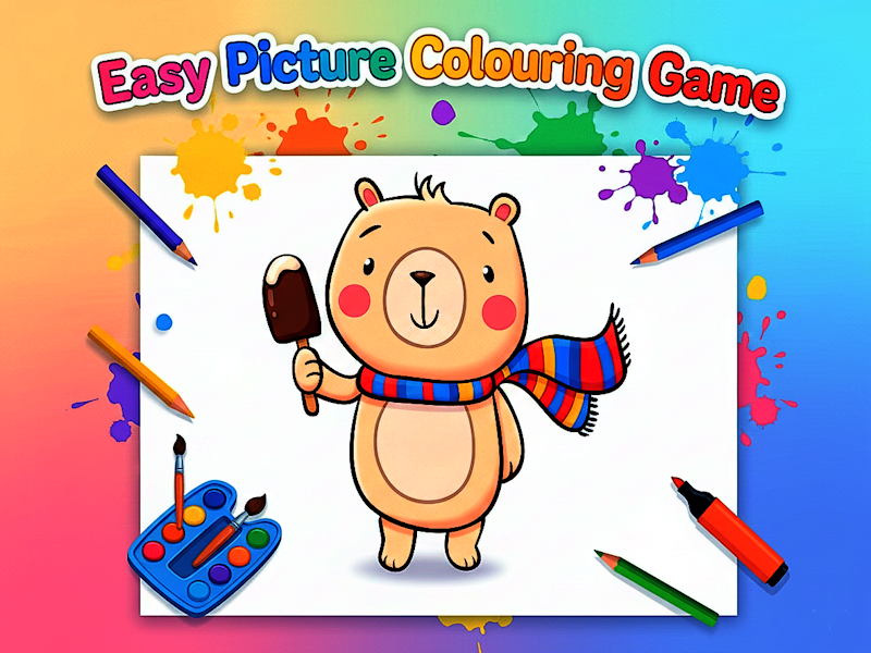 Easy Picture Colouring Game 🕹️ 在 SGameS 在线玩