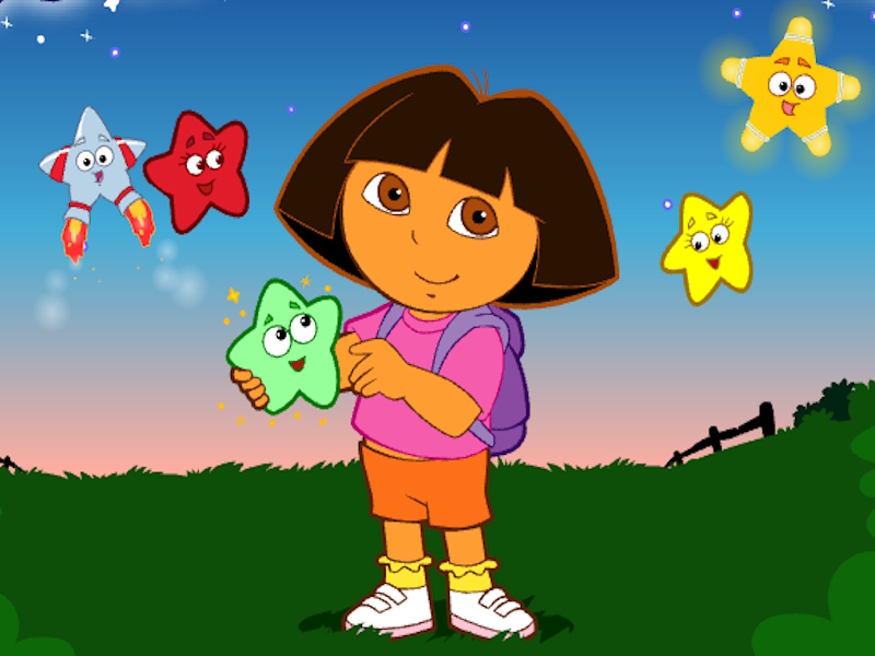 Dora The explorer Dora's Star Catching 🕹️ 在 SGameS 在线玩