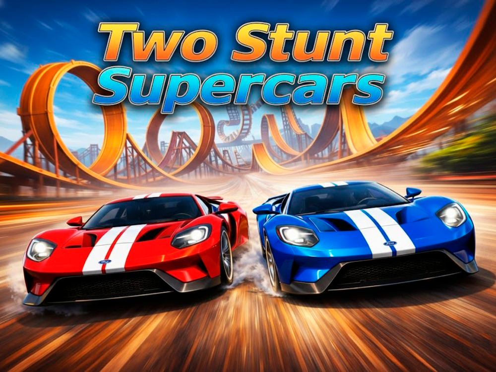 Two Stunt Supercars 🕹️ 在 SGameS 在线玩